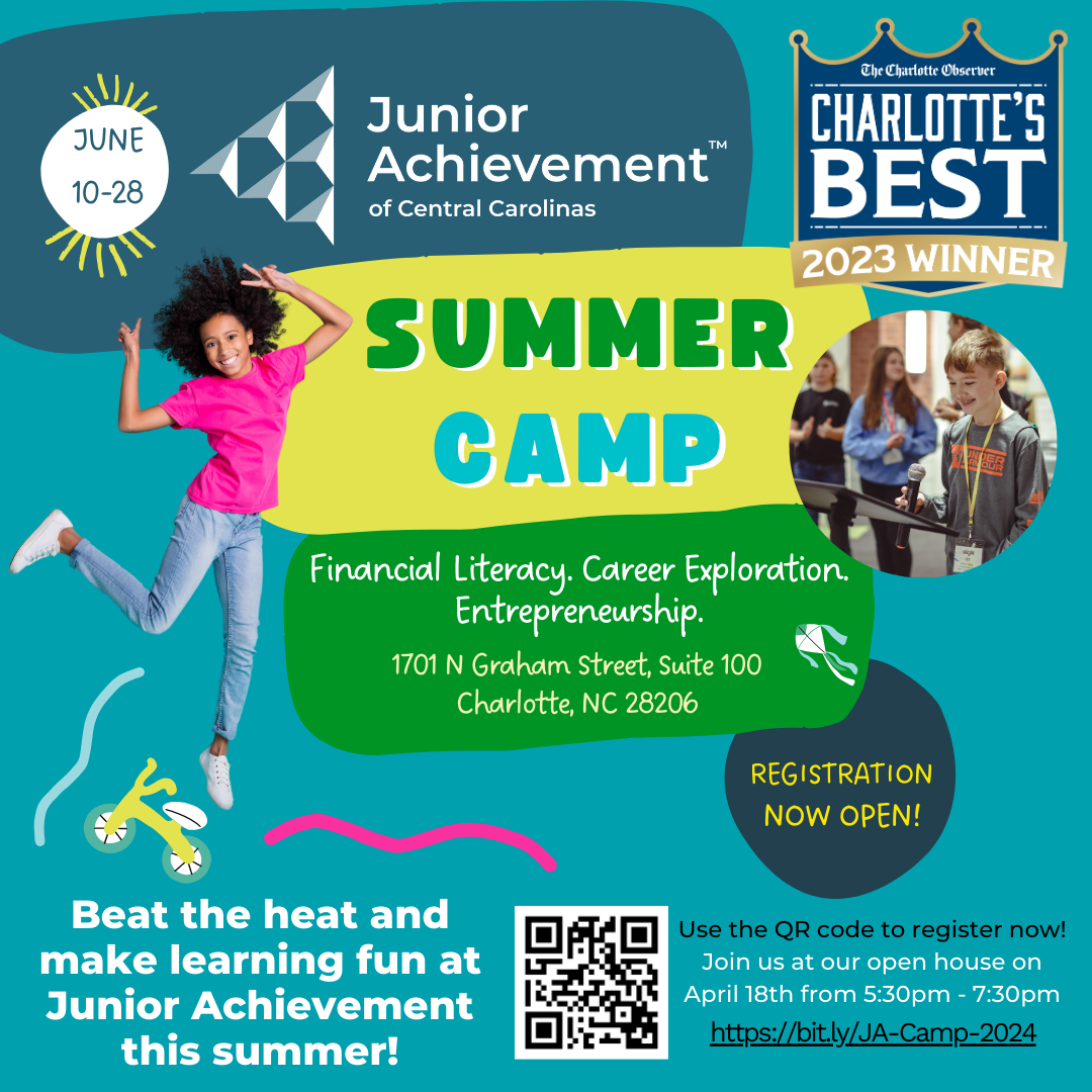 JA Summer Camps 2024 | Junior Achievement of Central Carolinas